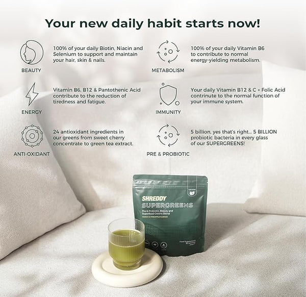 Mango & Pineapple SUPERGREENS – SHREDDY